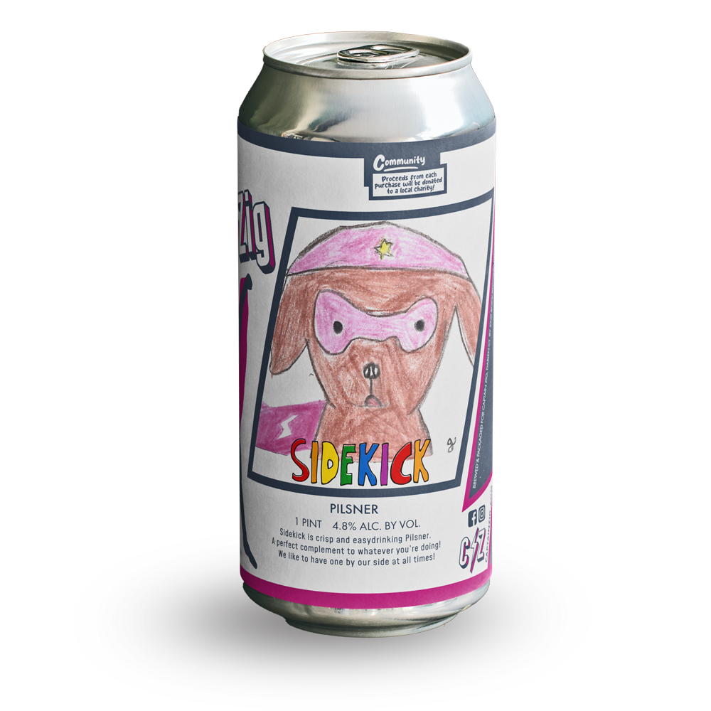 Sidekick Pilsner – Captain Zig Brewing